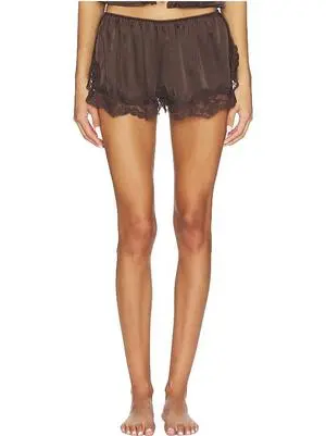 KAT THE LABEL Madeline Short - Espresso