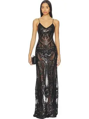 Norma Kamali Slip Gown - Black