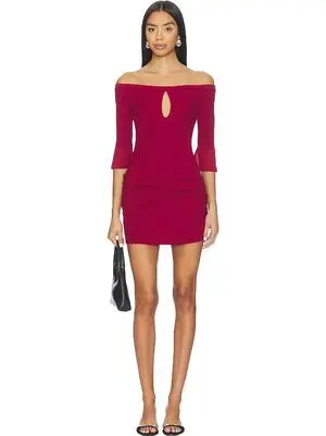 AMELIE TEJE Isla Mini Dress - Red