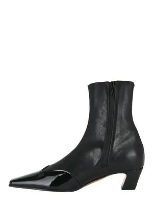 Khaite Nevada Ankle Stretch Boot - Black