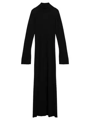 TOTEME Cashmere-blend Turtleneck Dress - Black