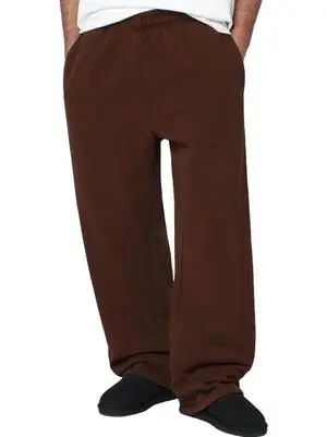 ENTIRE STUDIOS Dark Cotton Joggers - Brown