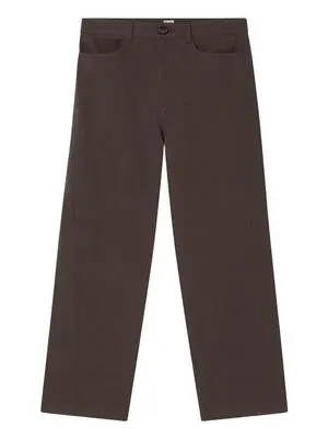 TOTEME Cotton Trousers - Green