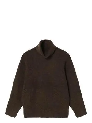 TOTEME Bouclé Turtleneck Pullover - Green