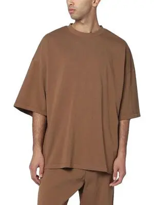 ENTIRE STUDIOS Brown Boxy T-shirt - Beige