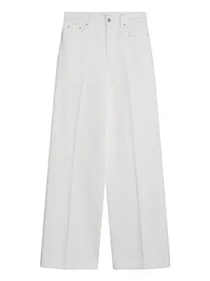 TOTEME Organic Cotton Pants - White