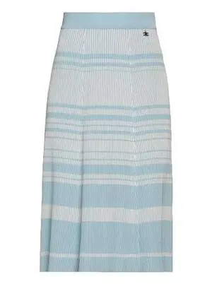 Elisabetta Franchi Midi Flared Skirt - Blue