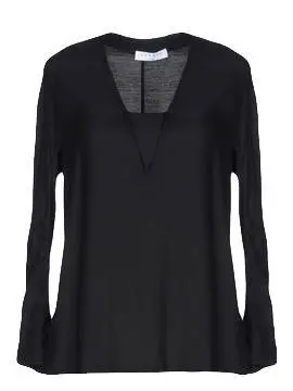 Sandro Viscose Top - Black