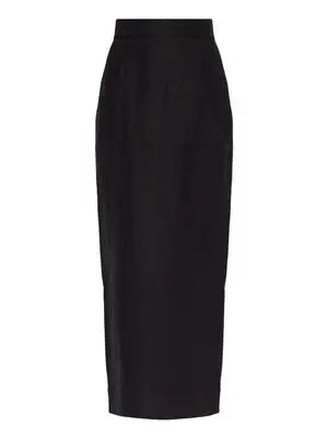 Posse Pencil Midi Skirt - Black