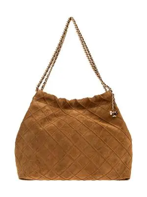 Tory Burch Fleming Shoulder Bag - Brown