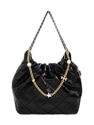 Tory Burch Fleming Mini Shoulder Bag - Black