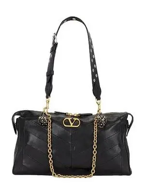 Valentino Garavani Growl Medium Tote Bag - Nero