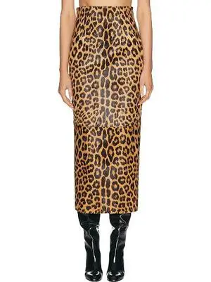 Khaite Loxley Skirt - Leopard