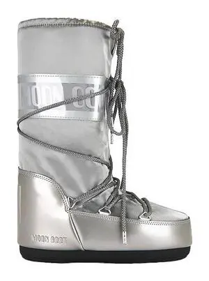 Moon Boot Icon Low Glance Boots - Silver
