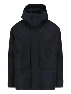 Herno Reversible Short Parka - Black