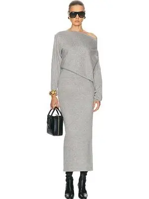 Ronny Kobo Matthieu Maxi Dress - Grey