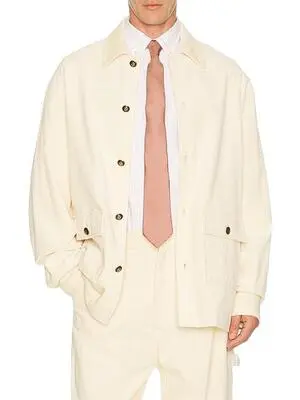Drole De Monsieur Dr?le De La Surchemise Corduroy - Ecru