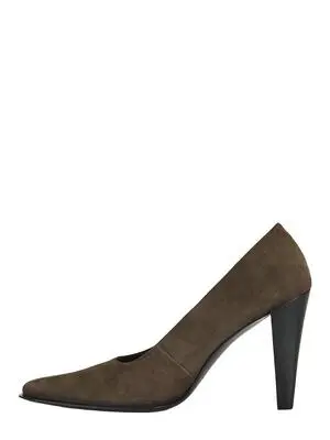 JUDE Fete Pump - Cacao Suede Leather
