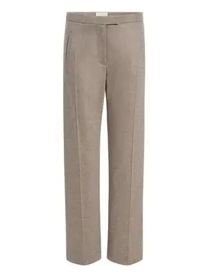 Khaite Miles Leather Pant - Sepia