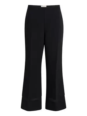 Khaite Wallace Bell-leg Pants - Black