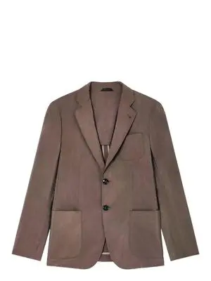 GIORGIO ARMANI Single-breasted Patch-pocket Blazer