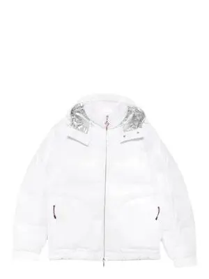 Casablanca Hooded Padded Jacket White