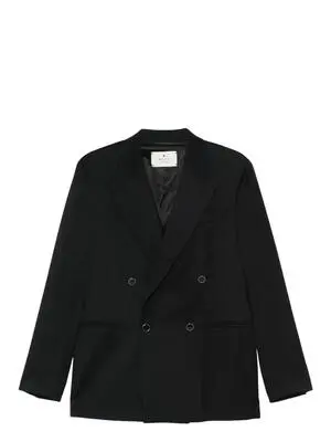 MANUEL RITZ Double-breasted Blazer - Black