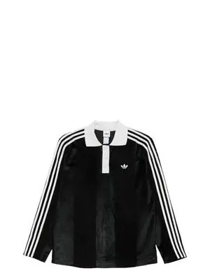 Adidas Winterised Soccer Polo Top - Black