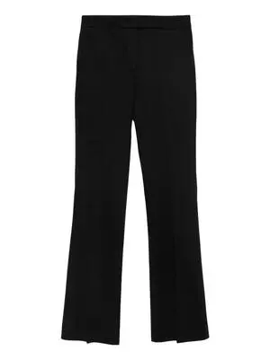 VIA MASINI 80 Side-pocket Flared Trousers - Black