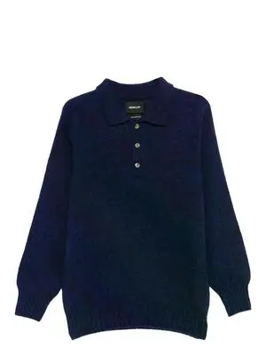 Howlin' Ghost Pressure Buttoned Polo Shirt - Blue