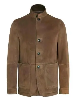 Zegna Shearling Il Conte Jacket - Brown