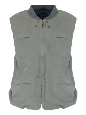 MAISON MARGIELA Cotton-blend Waistcoat - Green