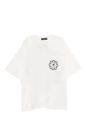 MASTERMIND WORLD Skull Graphic Pocket T-shirt - White