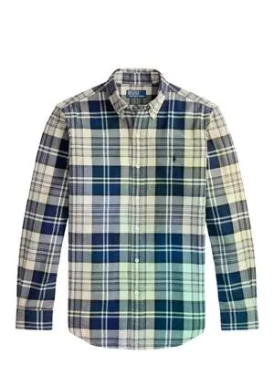 Polo Ralph Lauren Button-down Collar Plaid Shirt - Blue