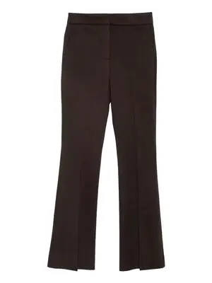 VIA MASINI 80 Side-pocket Straight-hem Trousers - Brown