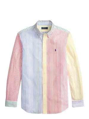 Polo Ralph Lauren Striped Button-down Collar Shirt - Red
