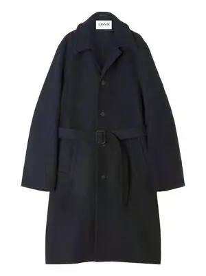 LANVIN Belted Coat - Blue