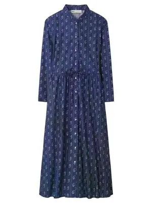 Tory Burch Printed Cotton Beach Dress - Blue