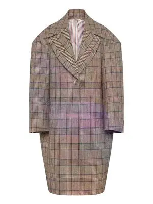 Thom Browne Hunting Tweed Coat - Brown