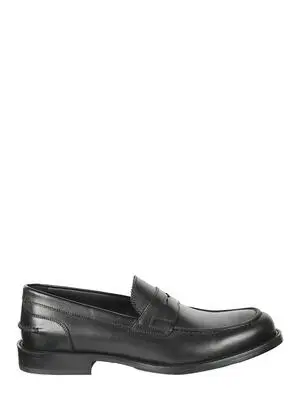 BALDININI Leather Loafers - Black
