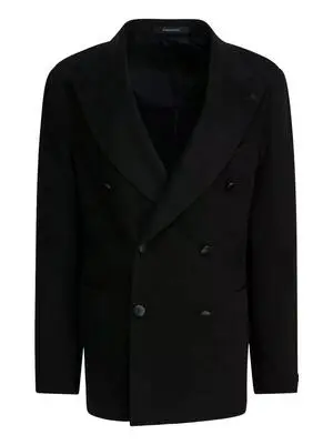 Tagliatore Double-breasted Blazer - Black