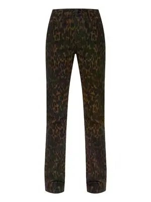 ALLSAINTS Leopard-Print Five-Pocket Jeans