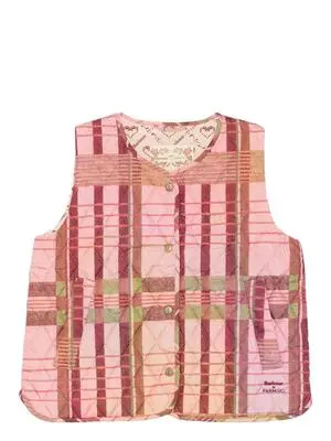Barbour Striped Gilet - Pink
