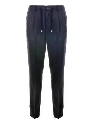 Peserico Flanella Trousers - Blue