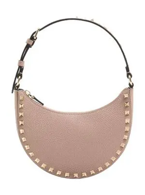Valentino Garavani Rockstud Mini Hobo Bag - Poudre