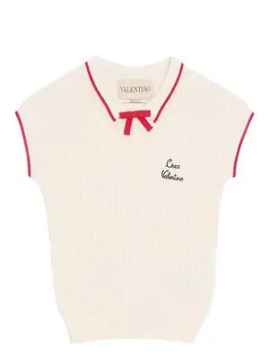 Valentino Garavani Cotton Top - Birch/paris