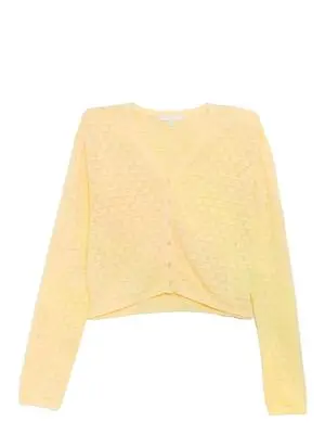 TO B. BY AGNÈS B. Deisy Striped Cardigan - Yellow