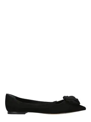 ROGER VIVIER I Love Vivier Rose Ballet Flats - Black