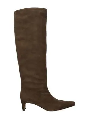 Staud Suede Knee-high Boots - Brown