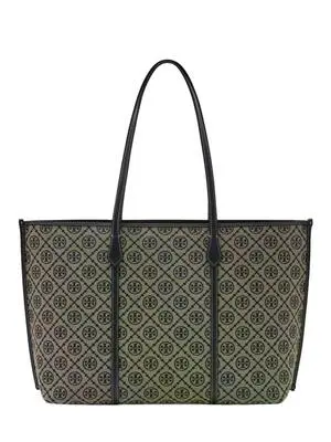 Tory Burch T Monogram Tote Bag - Neutrals